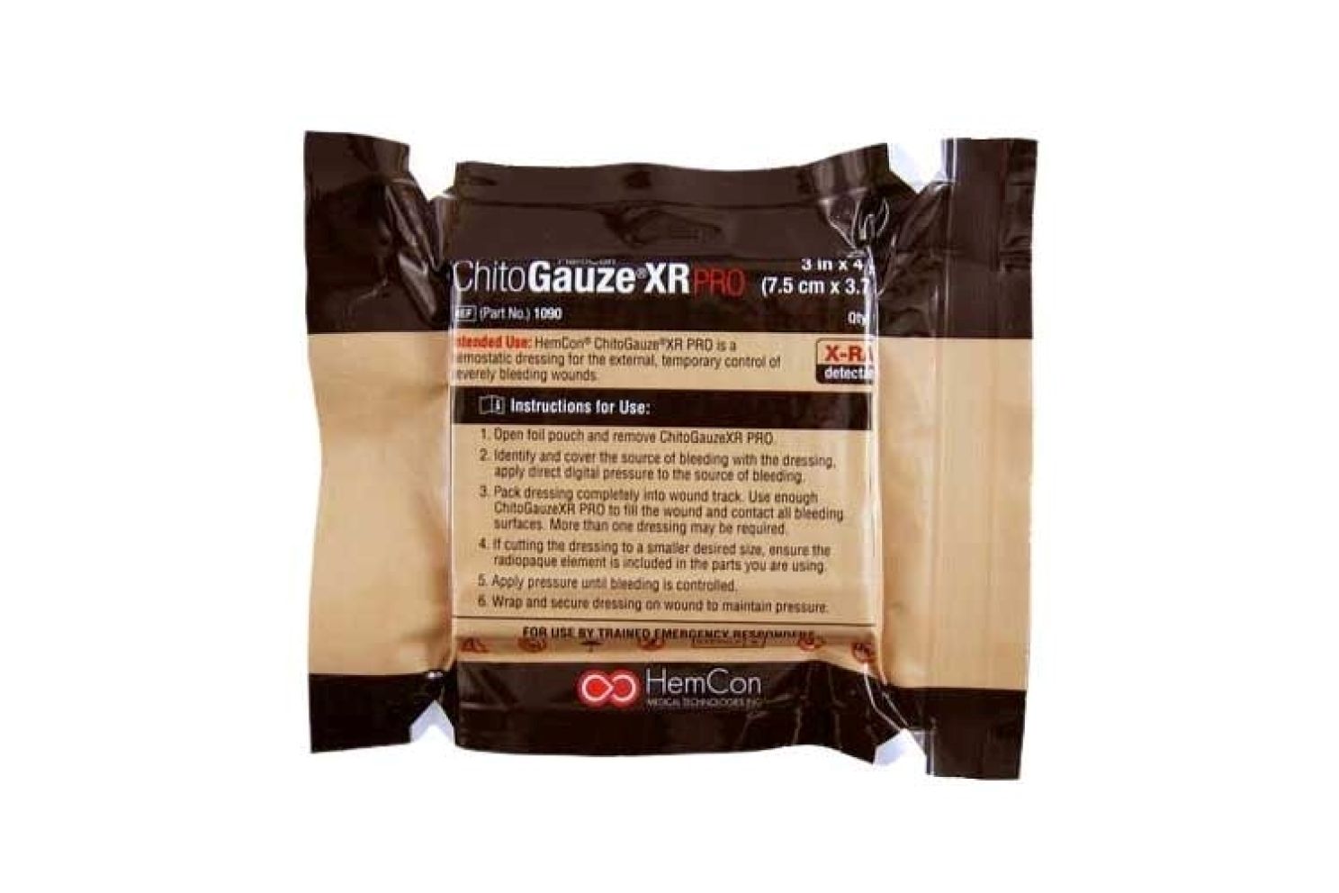 Hemcon ChitoGauze XR PRO Z-fold | Ferno Norden Military