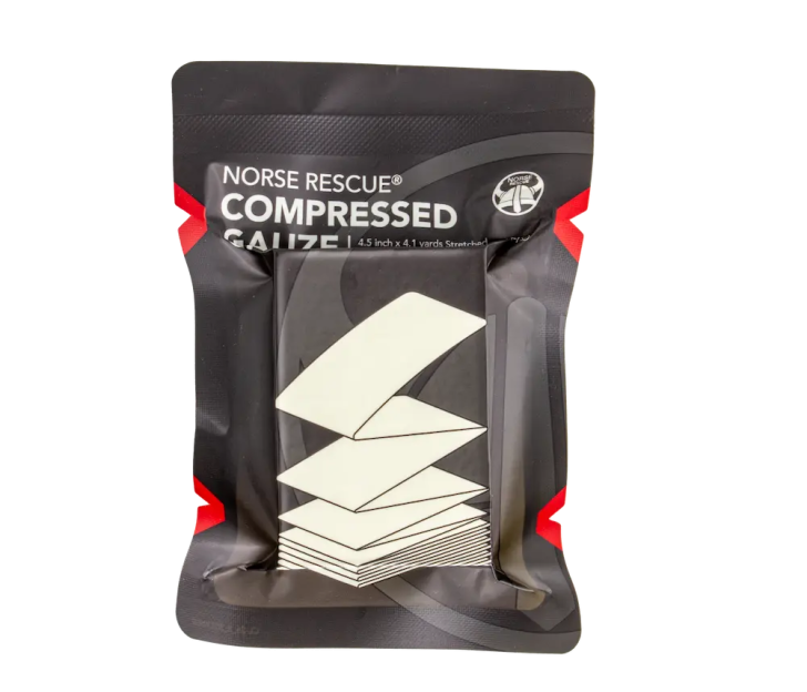 NORSE RESCUE® Compressed Gauze, Z-folded | Ferno Norden Military